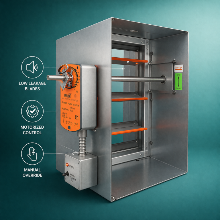 Types of HVAC Dampers Explained (Complete Guide for 2026)