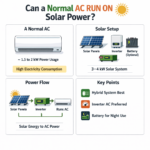 Can Normal AC Run on Solar Power? Best Guide 2026