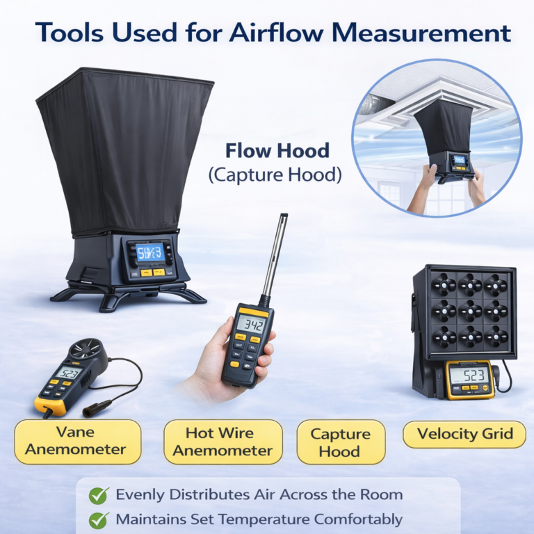 How to Measure Airflow in HVAC (Register & Duct)