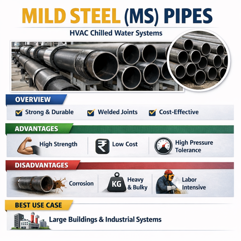 8 Types of Pipes Used for Chilled Water (New Technology)
